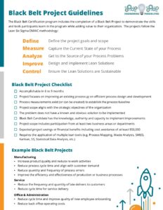 Black Belt Project Guidelines | Engineering Possibilities