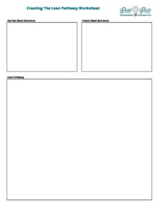 Creating The Lean Pathway Worksheet | Engineering Possibilities